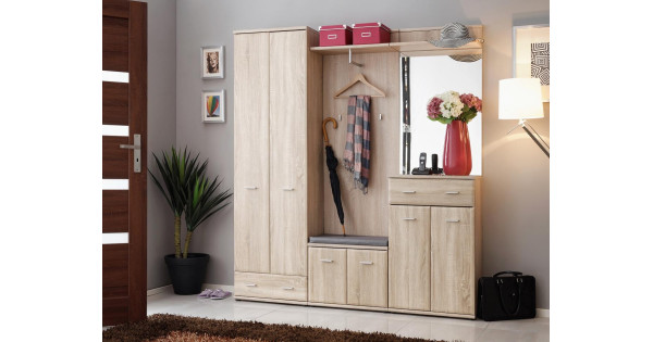 Moderne Diele: Design Möbel, Holzschrank, Kleiderständer – Neu bei ...